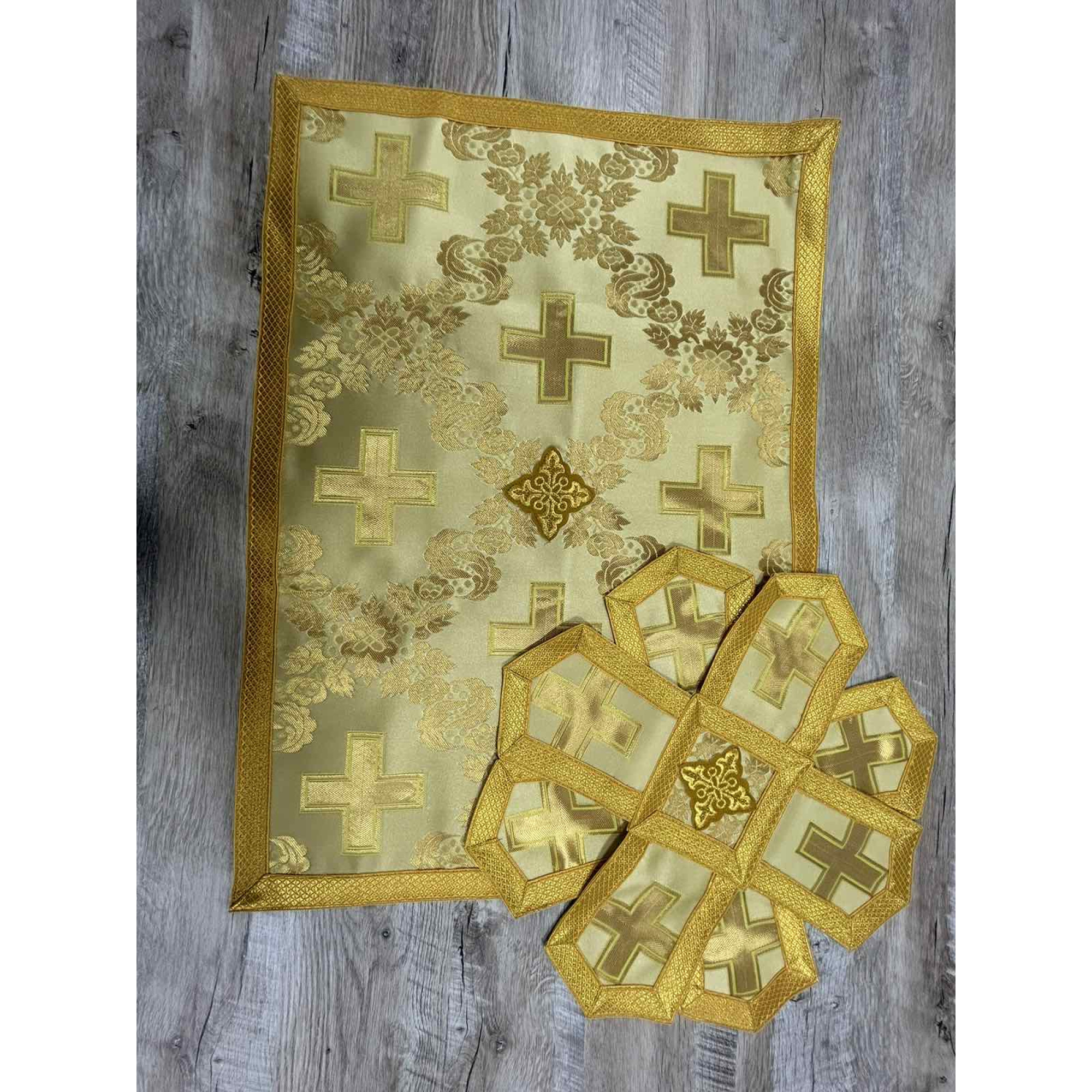 Classic orthodox vestment set - Liturgical church clothes for priest - Greek set