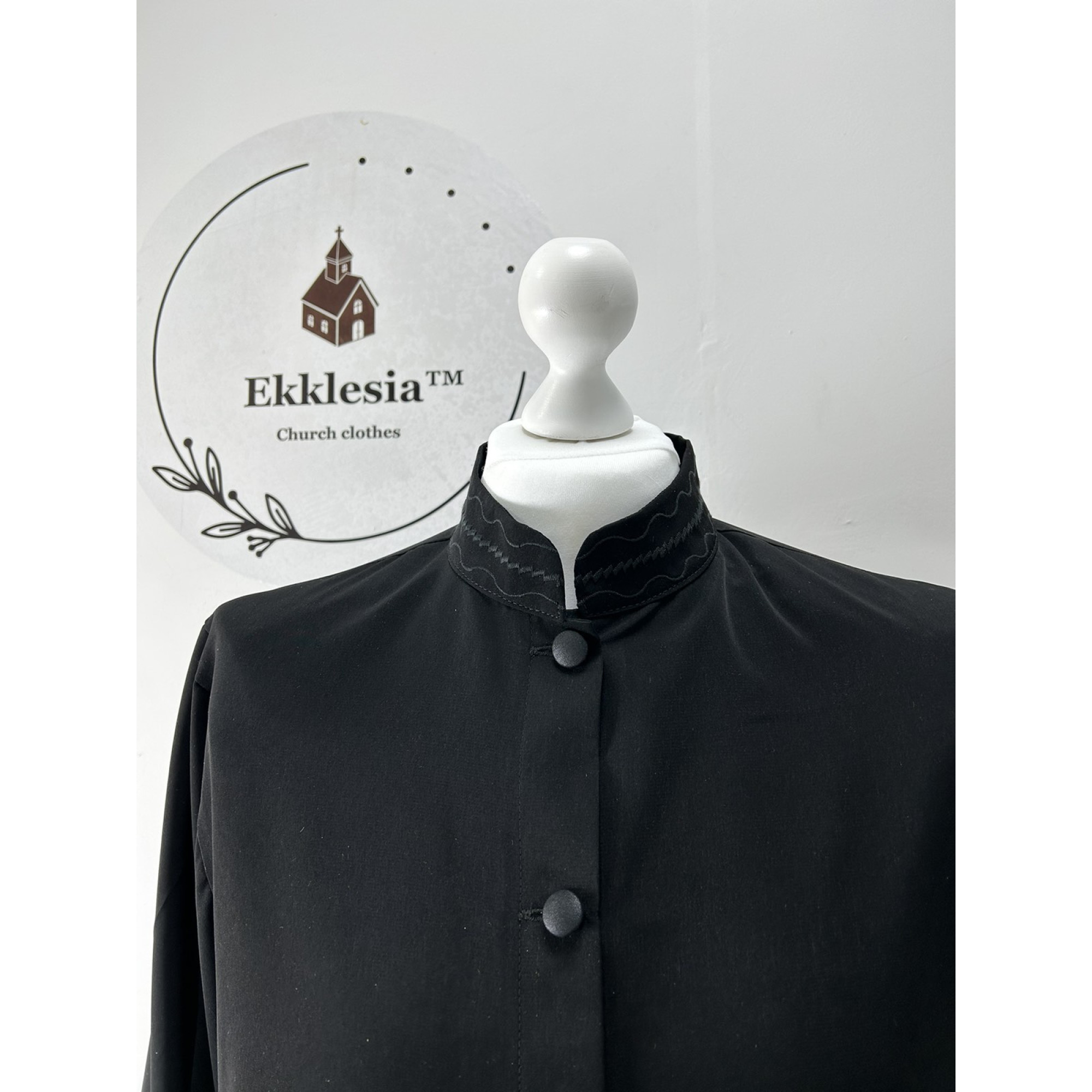 Orthodox cassock with buttons - Embroidered inner cassock in Burgarian ...