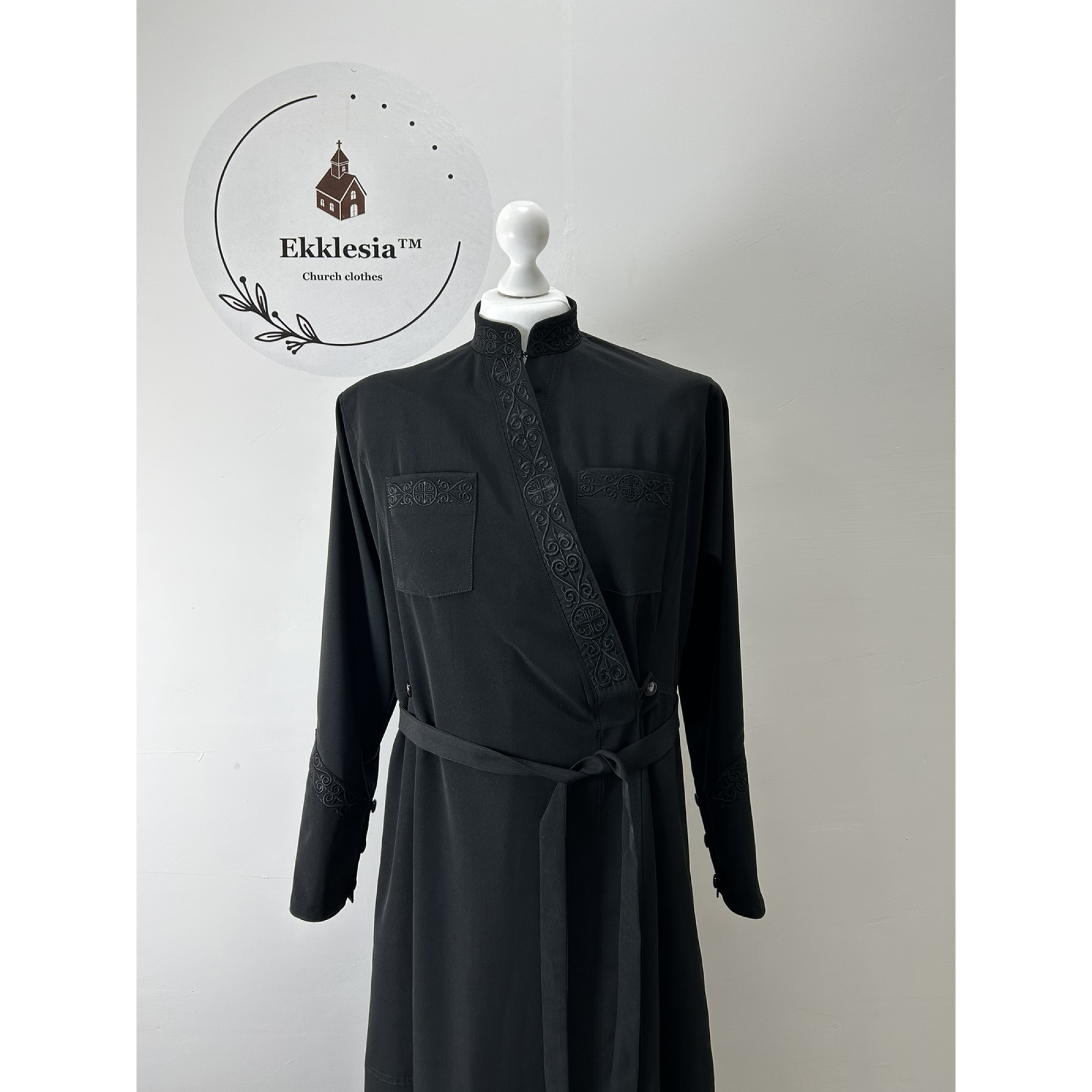 Embroidered inner cassock - Orthodox cassock - Greek-style cassock