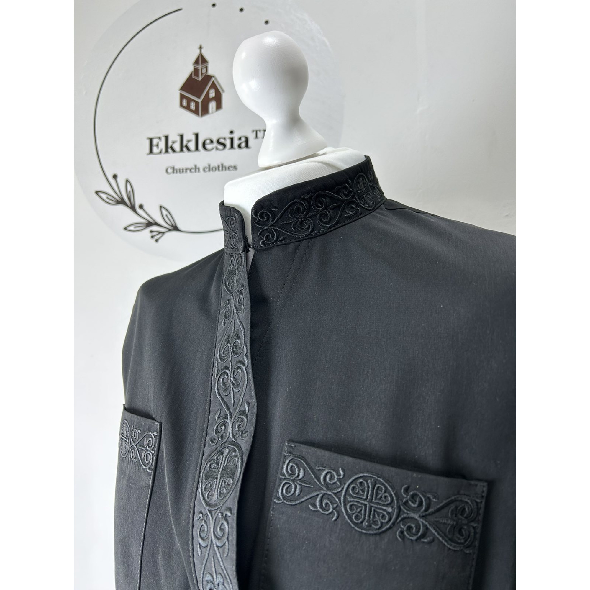 Embroidered inner cassock - Orthodox cassock - Greek-style cassock