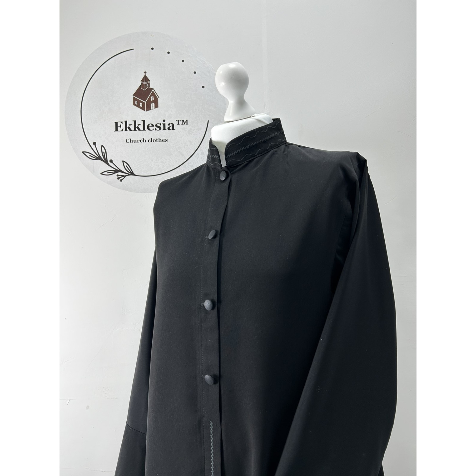 Orthodox cassock with buttons - Embroidered inner cassock in Burgarian ...