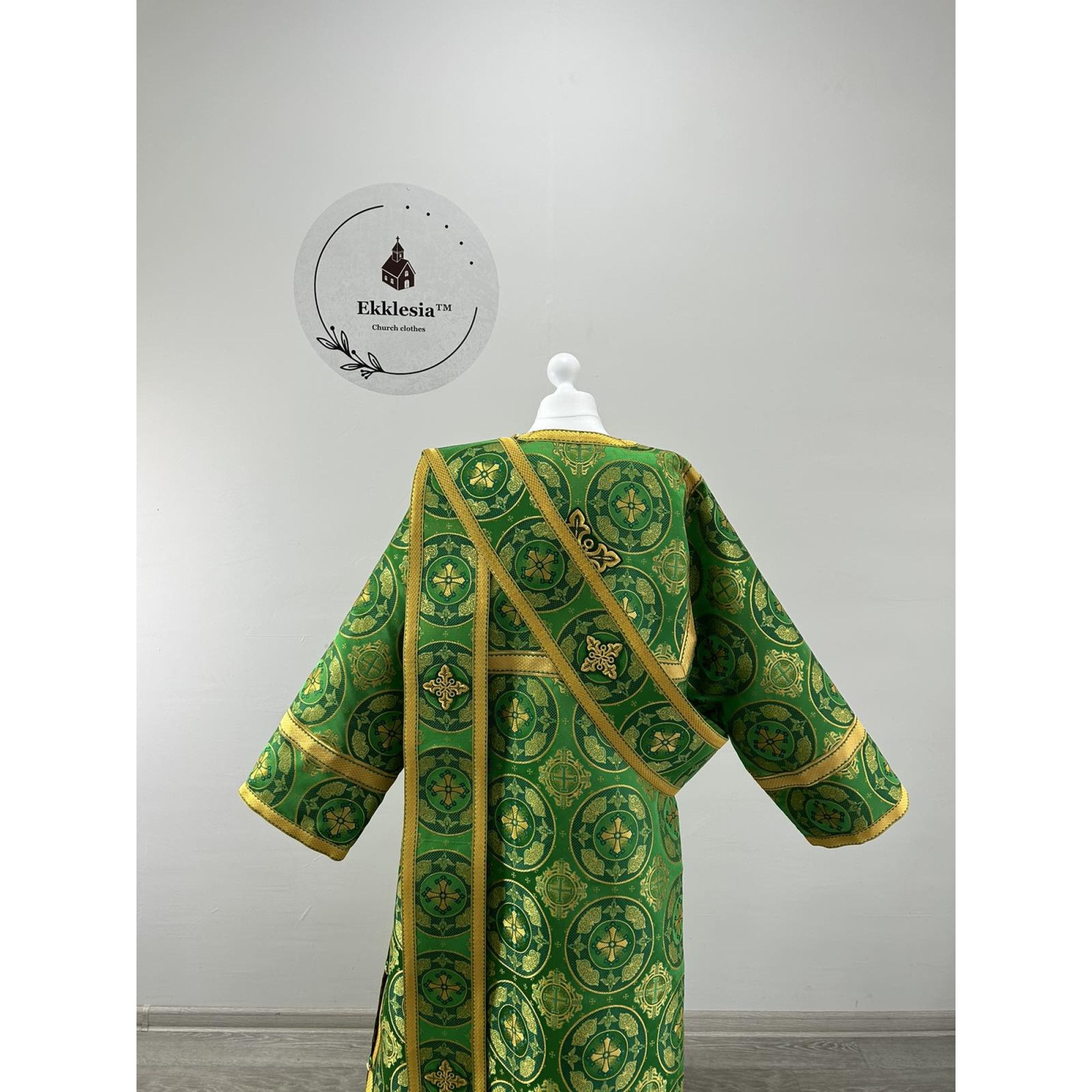 Vestment for protodeacon - Stichar and orar in brocade with angels