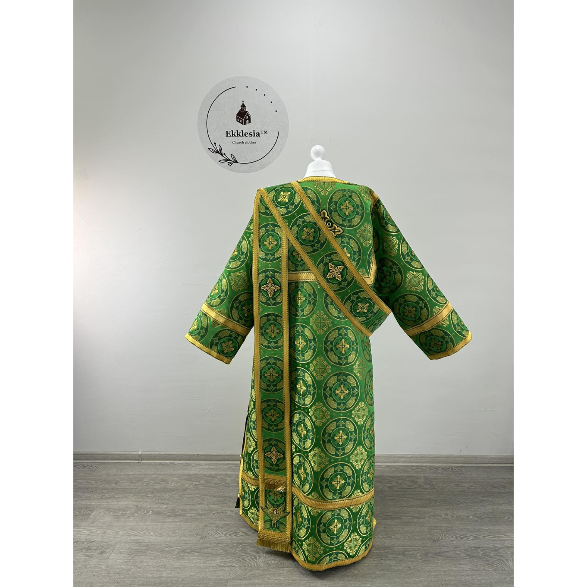 Vestment for protodeacon - Stichar and orar in brocade with angels