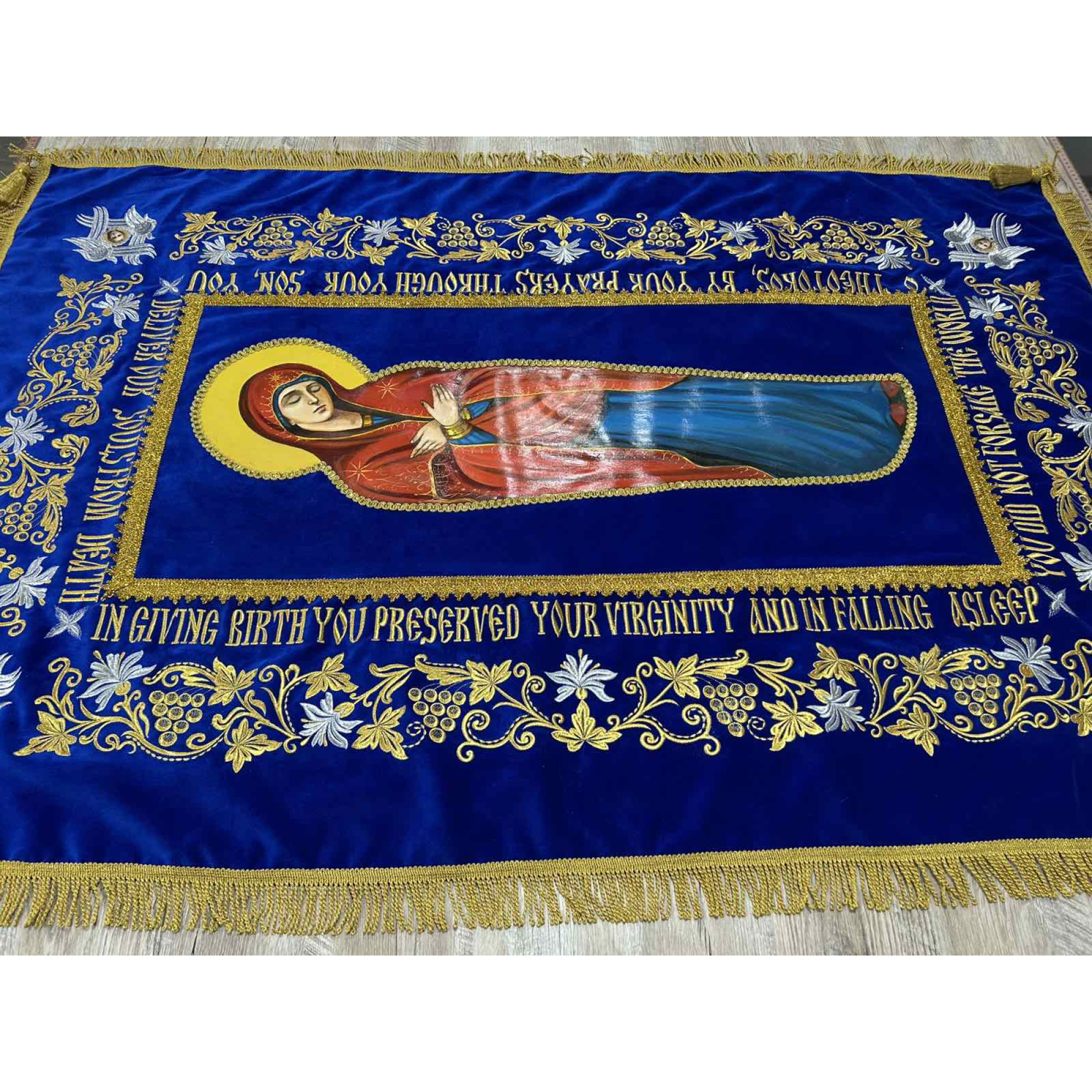 Shroud for the Dormition of the Theotokos - Epitaphios for the ...