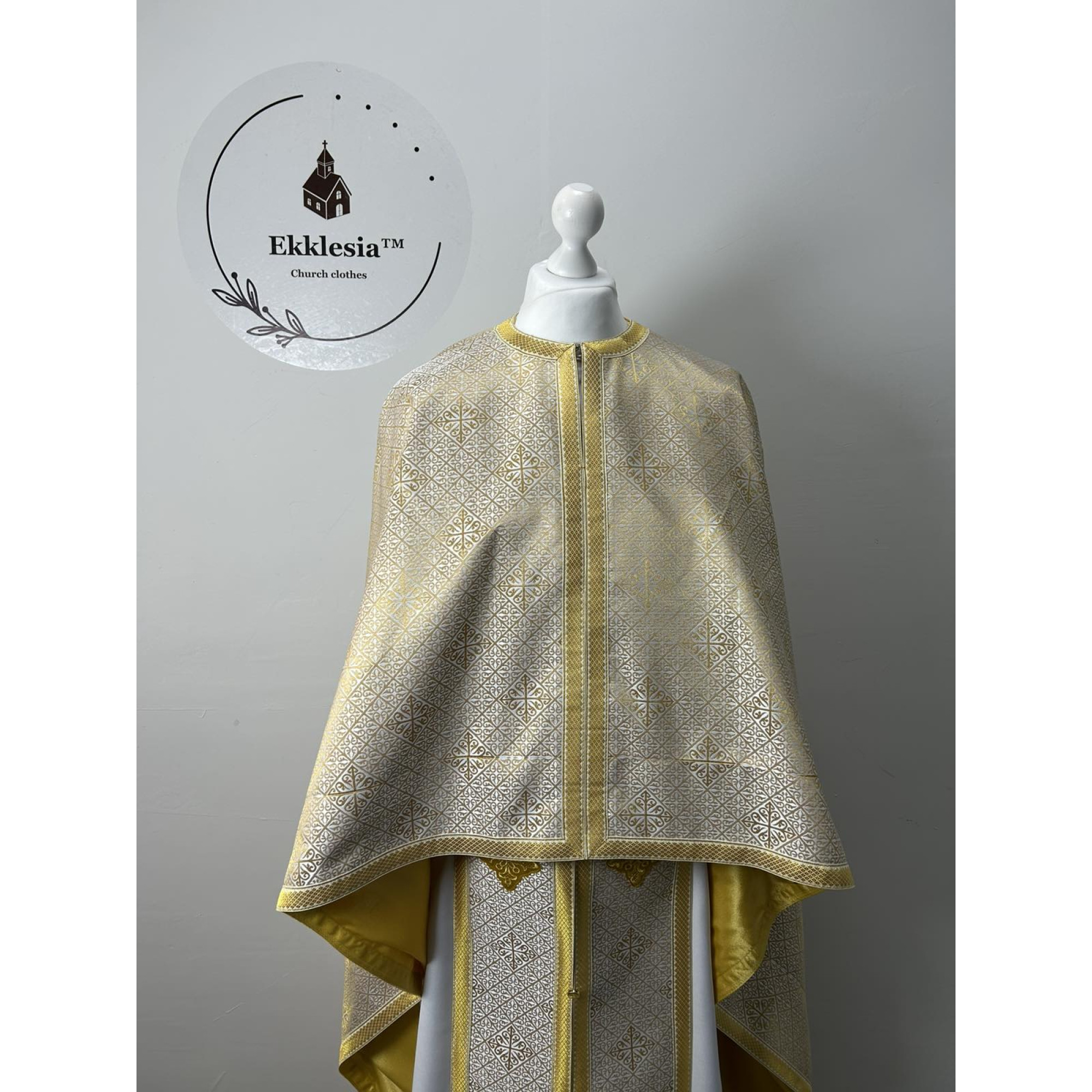 Priest Greek style vestment set- Orthodox vestment - Liturgical phelon