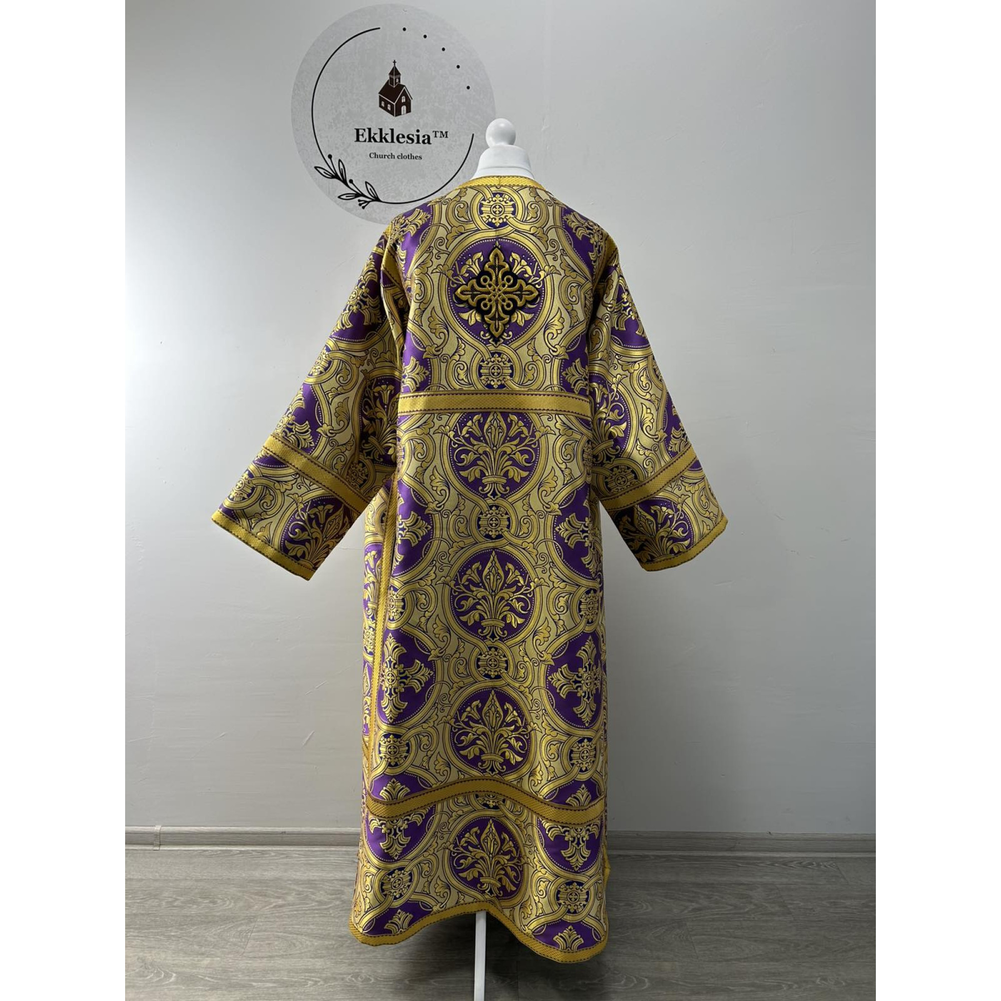 Orthodox sctichar made of rich purple brocade - Altar boy robe - Reader ...