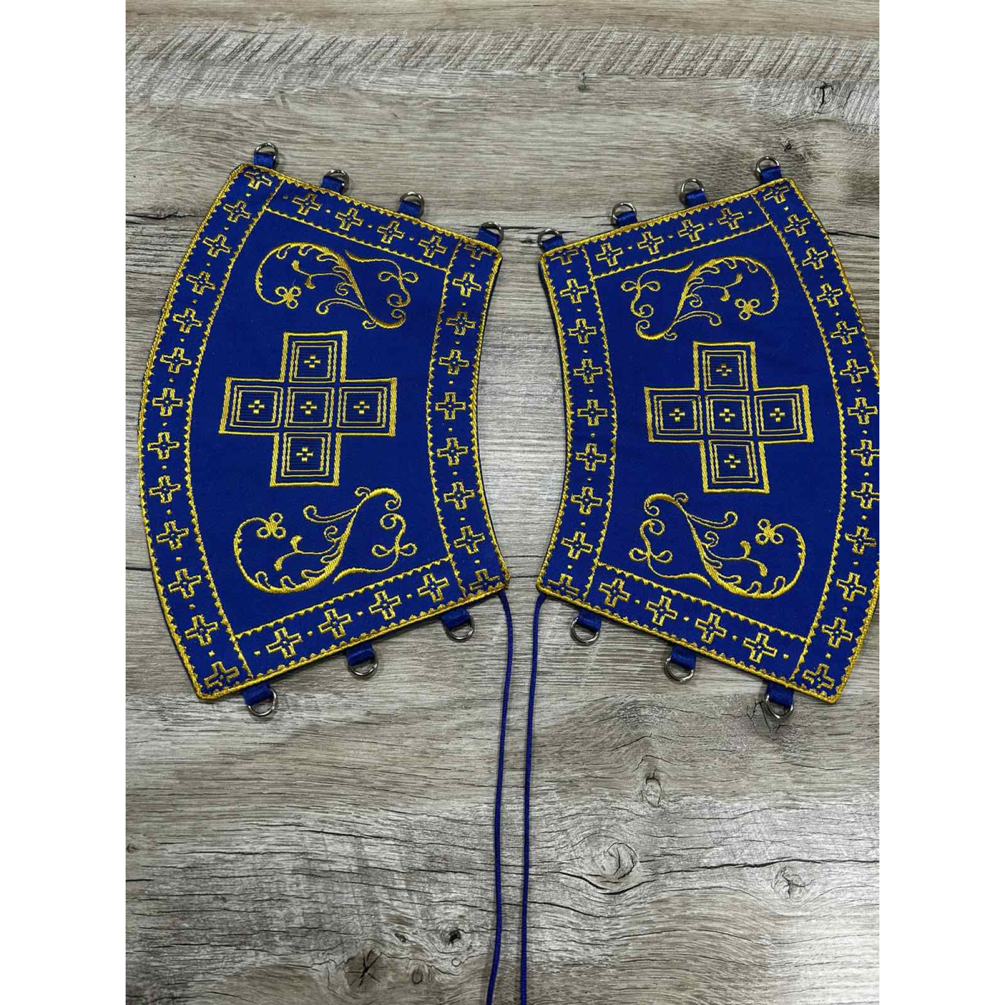 Liturgical blue vestment - Priest vestment - Church clothes for priests